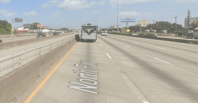 One Person Dies in Houston Accident on North Freeway.